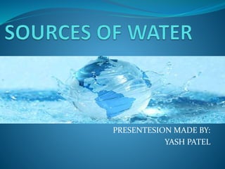 Source Of Water