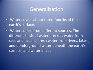 Sources of water'13 14-a | PPT