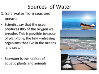 Sources of water'13 14-aa | PPT