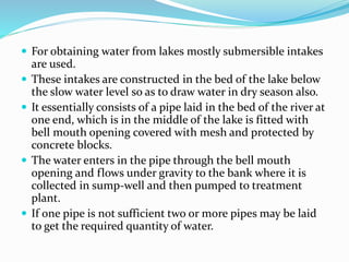Sources of water supply | PPTX