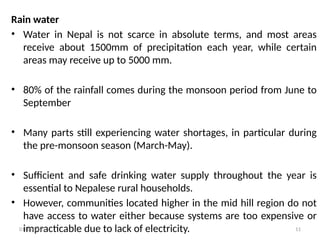 Sources of water supply and availability in Nepal.pptx