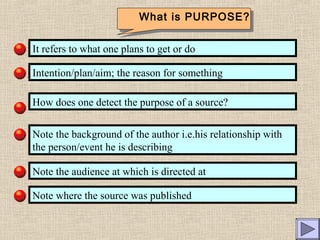 Source study things to note | PPT