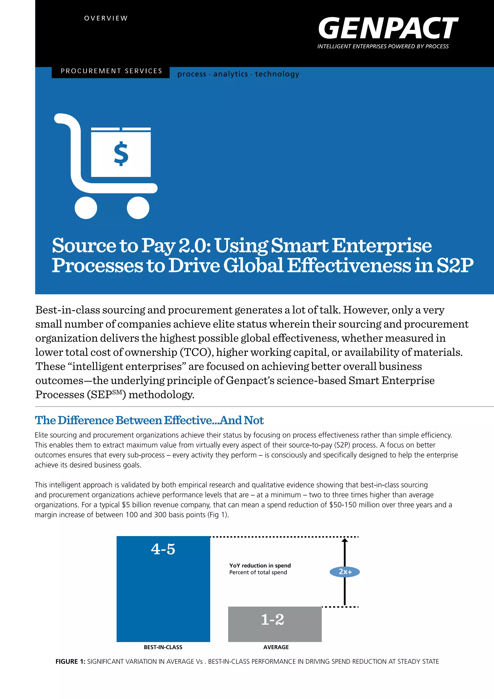 Source to Pay 2.0: Using Smart Enterprise Processes to Drive Global ...