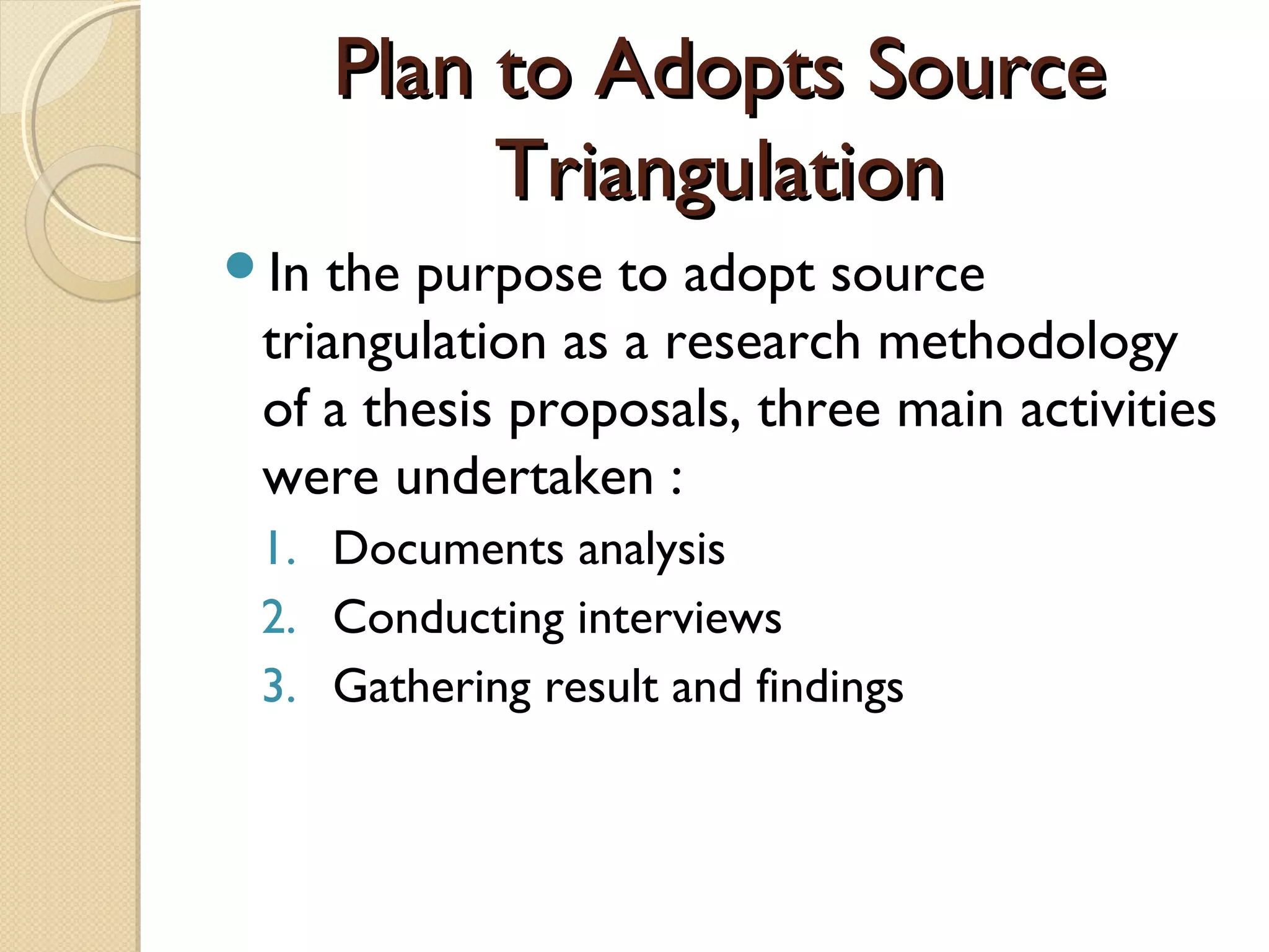 Source triangulation final | PPT