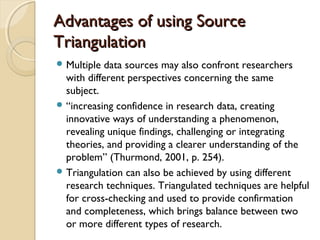 Source triangulation final | PPT