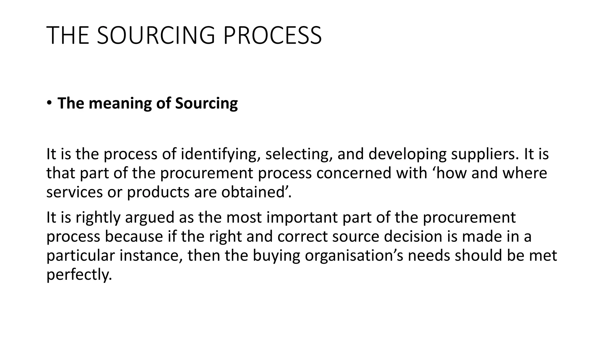 Sourcing | PPTX