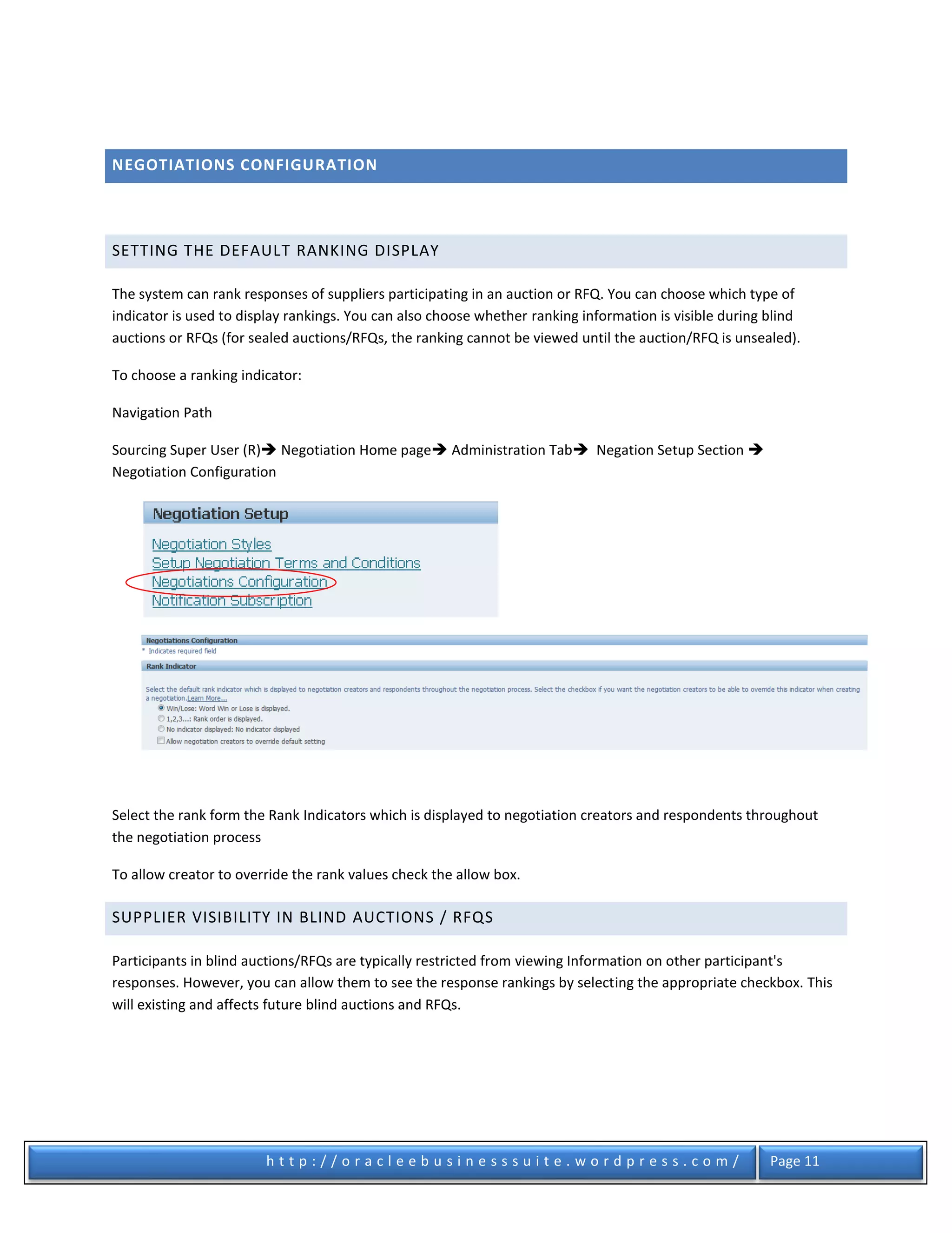 Oracle Sourcing Setup | PDF