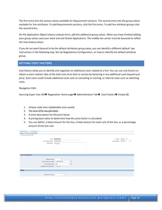 Oracle Sourcing Setup | PDF