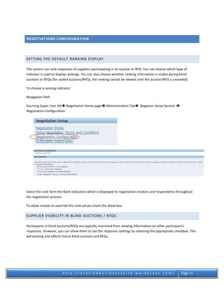 Oracle Sourcing Setup | PDF