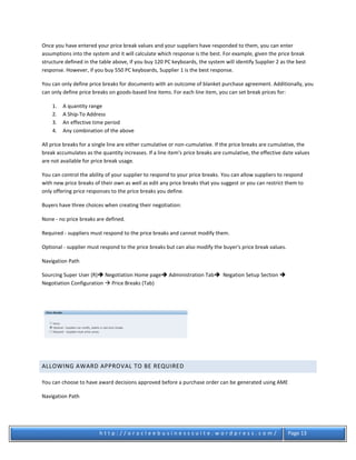 Oracle Sourcing Setup | PDF
