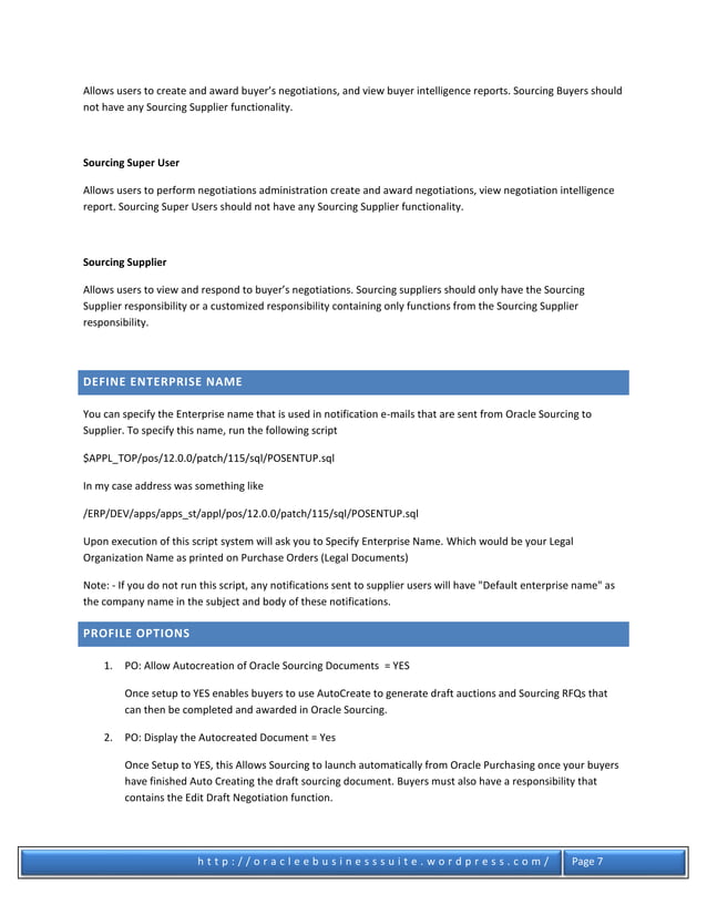 Oracle Sourcing Setup Pdf Computing Technology And Computing