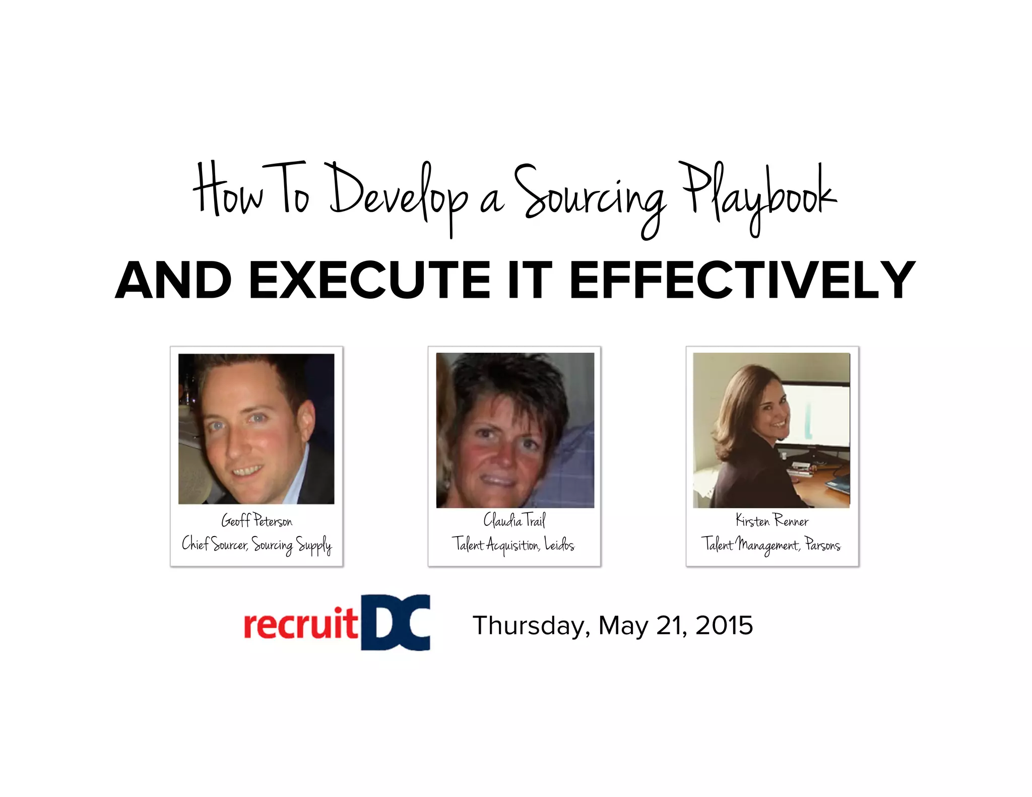 How To Develop a Sourcing Playbook (and Execute It Effectively ...