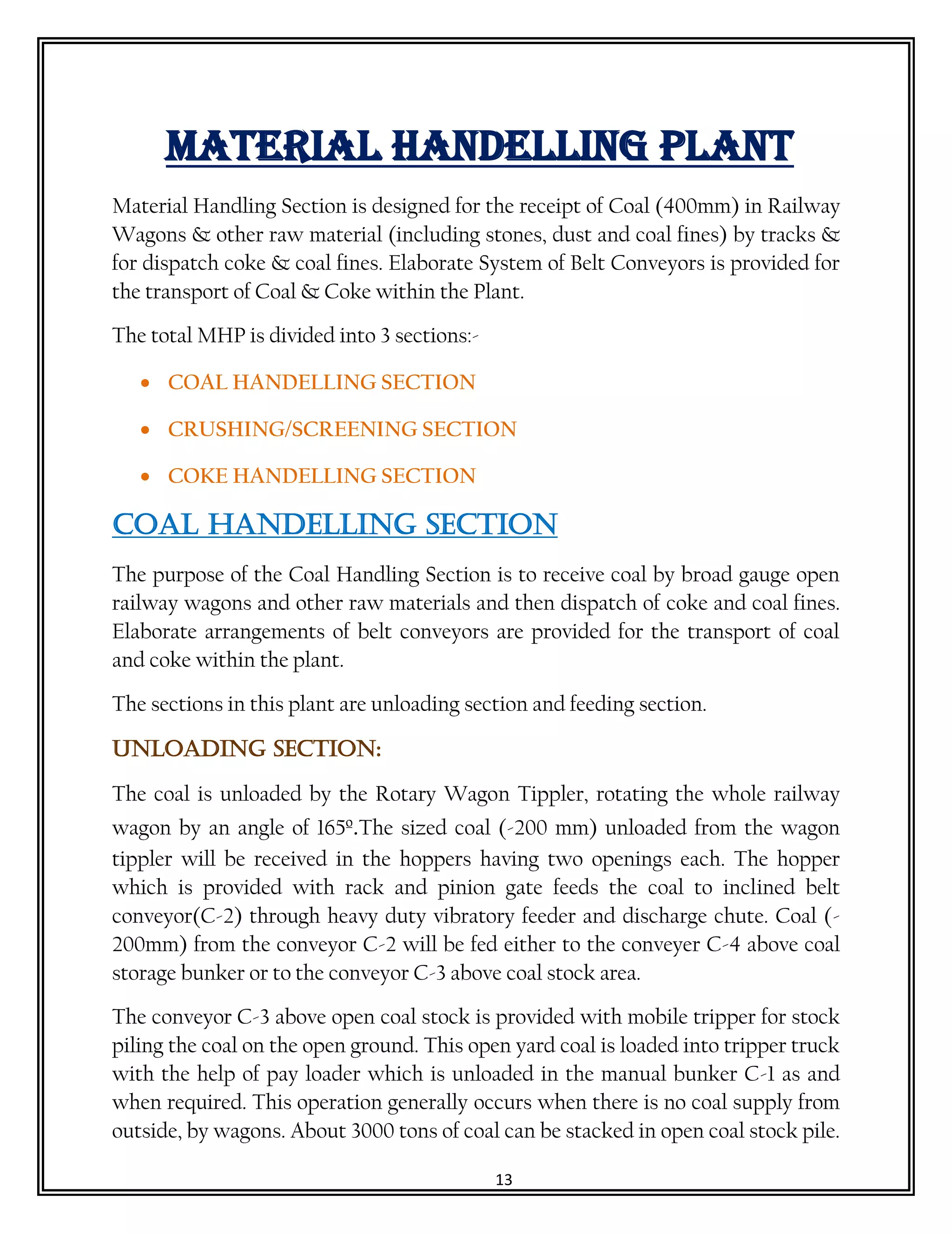 Dankuni Coal Complex | PDF