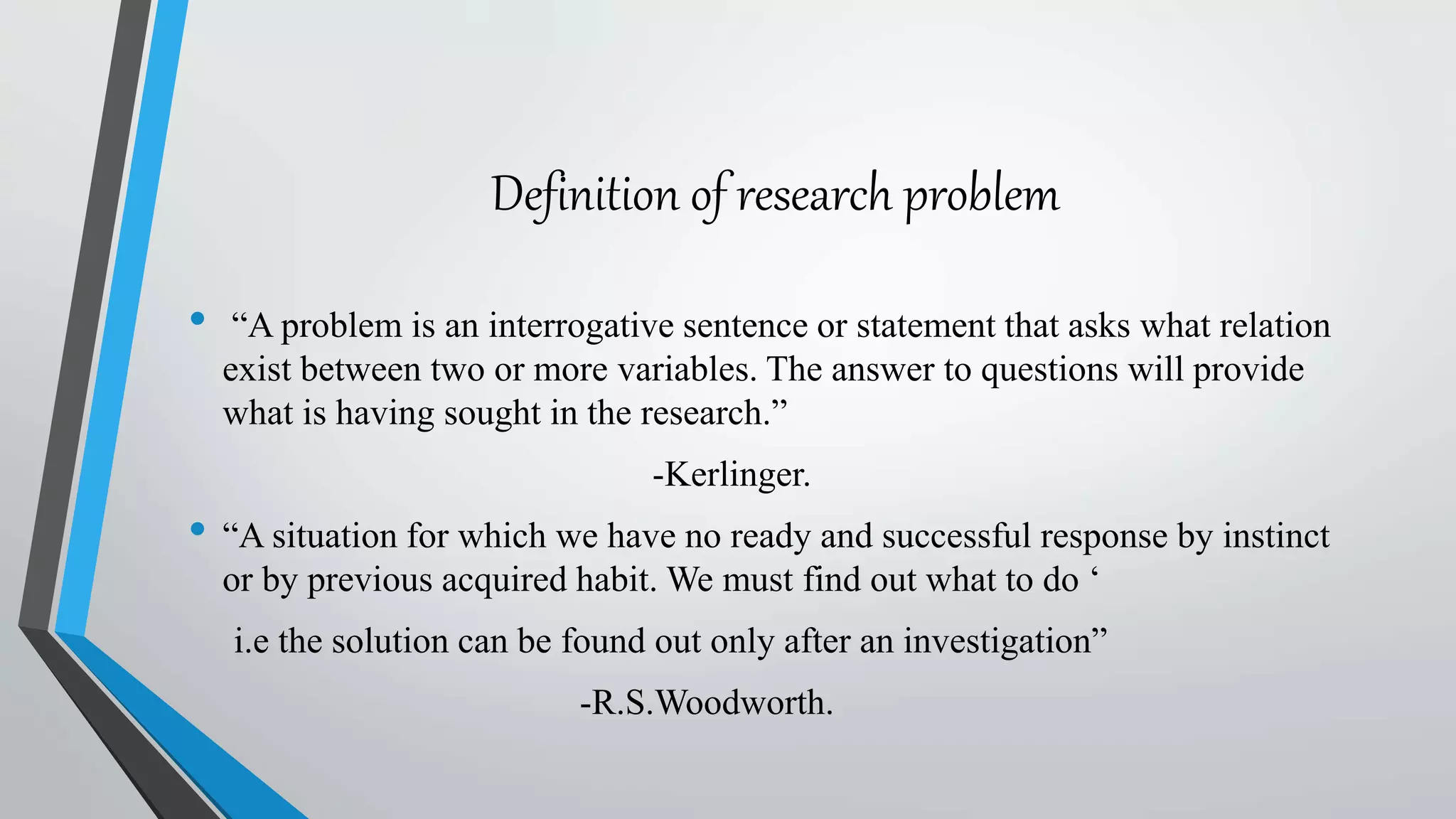 Sources of research problem | PPTX