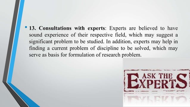 Sources of research problem | PPTX