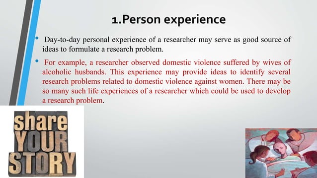 Sources of research problem | PPTX