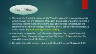 Sous vide technology | PPTX