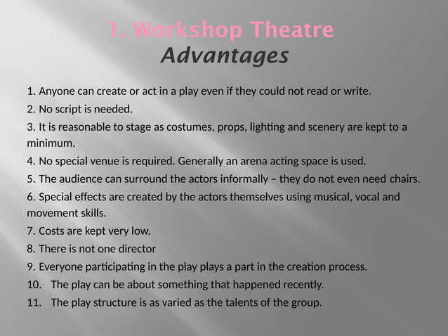 South African Theatre an Introduction. Overview | PPT