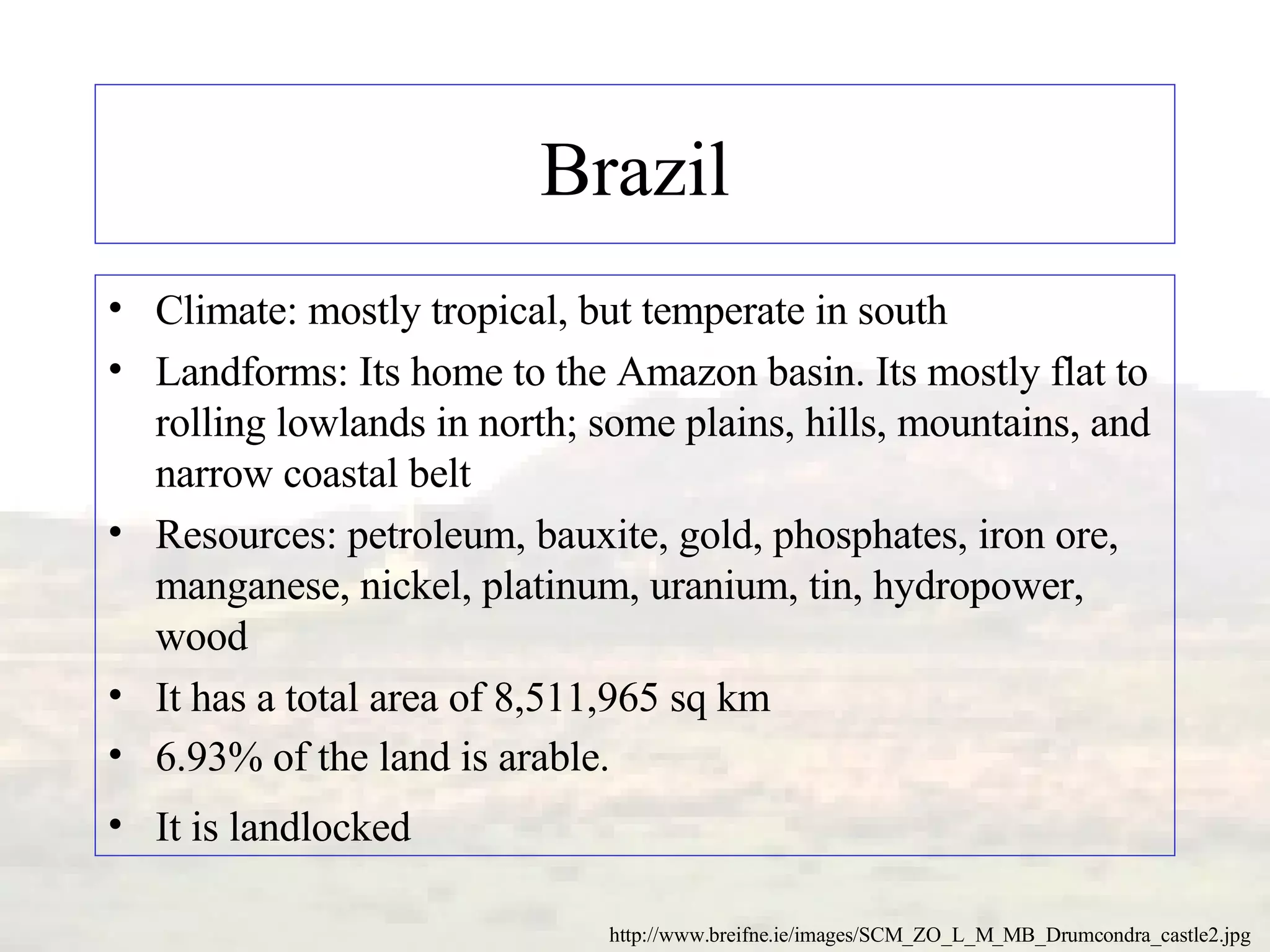 South American Geography Powerpoint | PPT