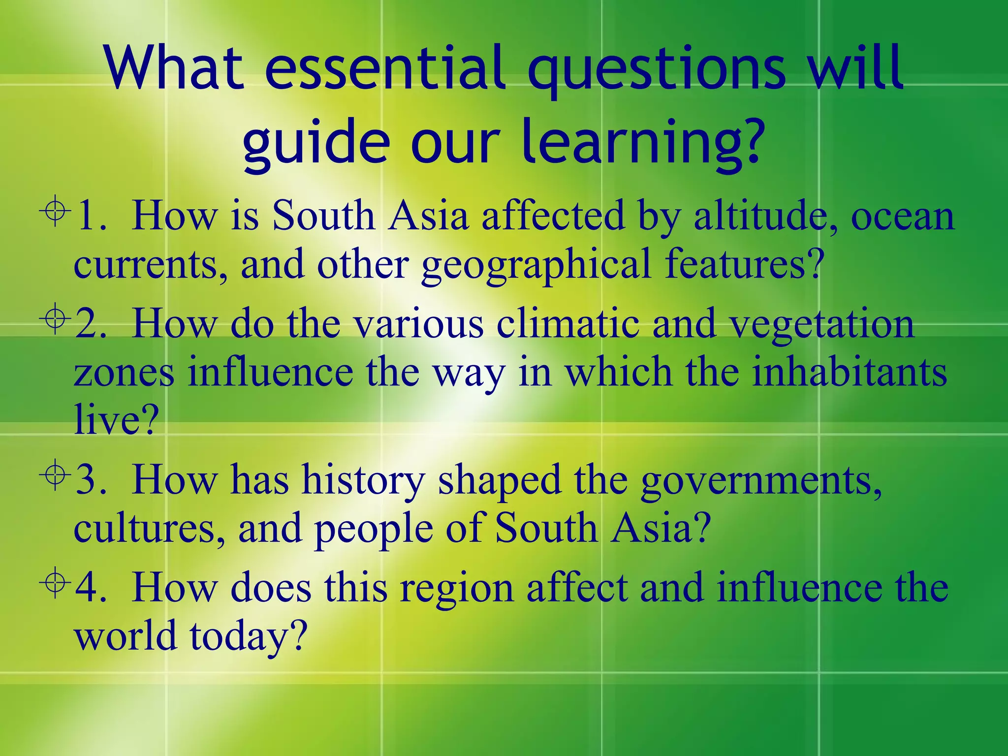 South Asia Powerpoint | PPT