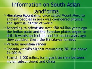 South Asia Powerpoint | PPT