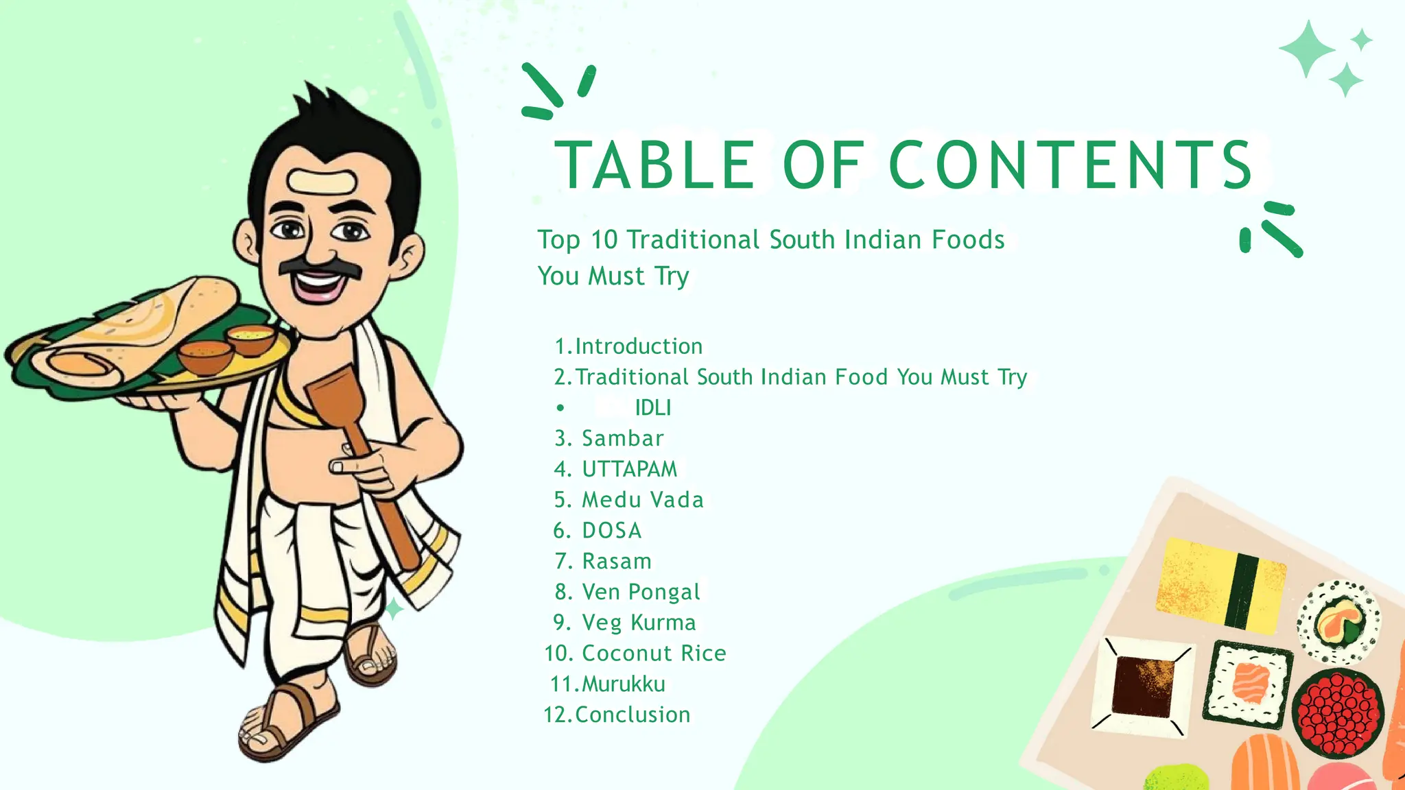 Top 10 Traditional South Indian Foods You Must Try | PPTX