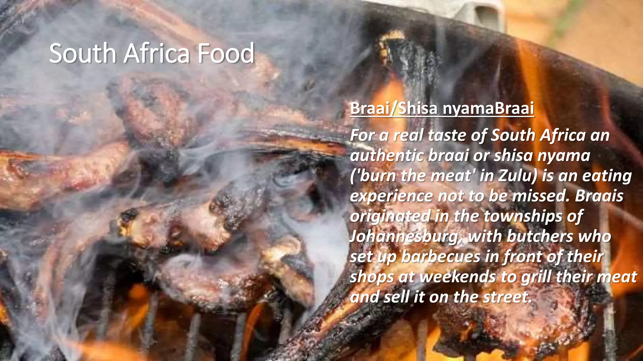 South Africa landmarks, culture, food and national heroes | PPTX