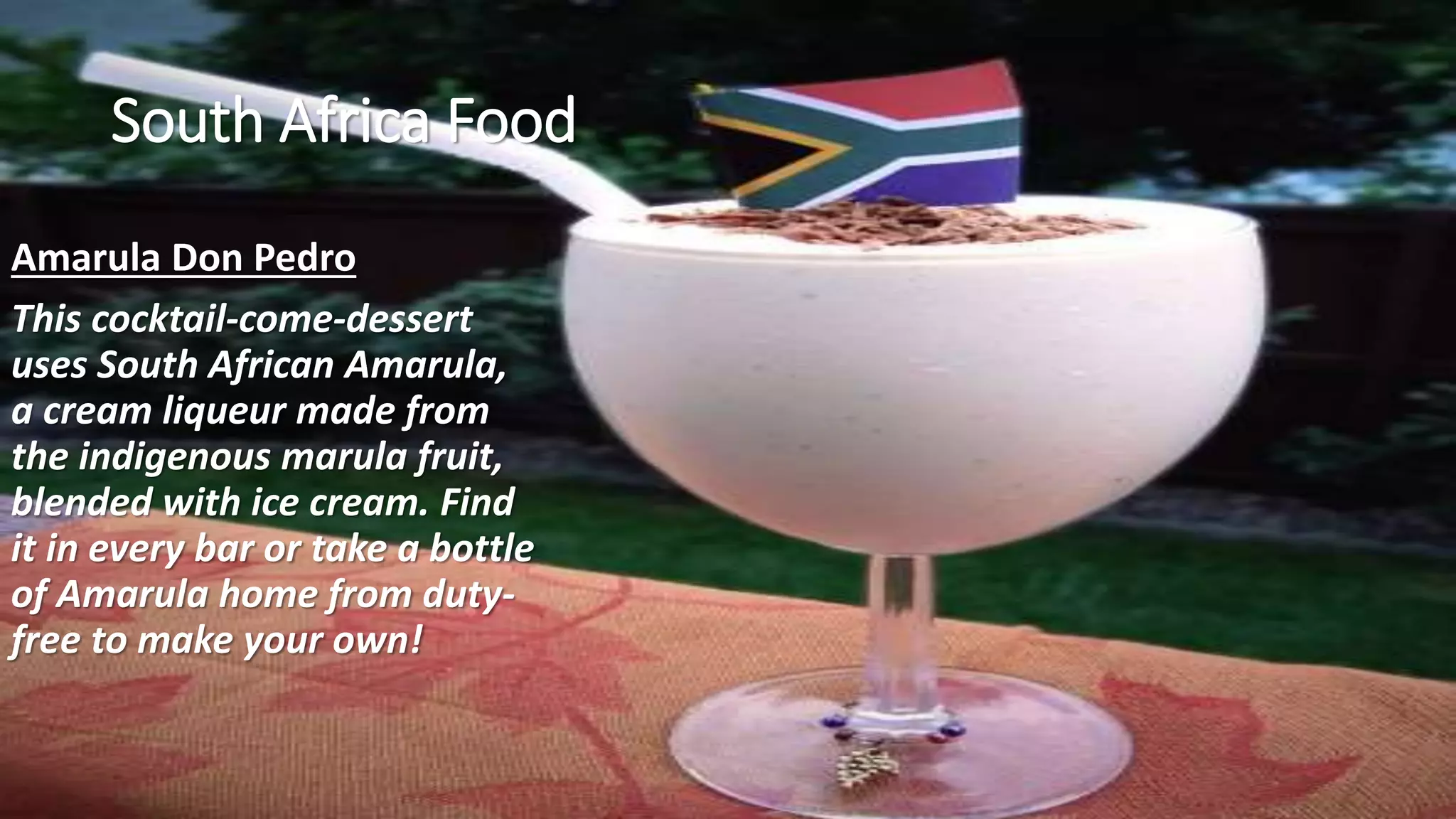 South Africa landmarks, culture, food and national heroes | PPTX