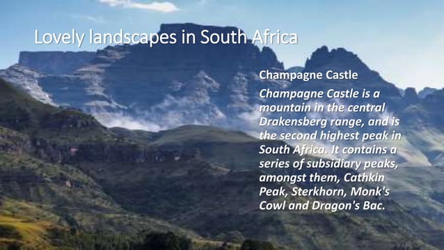 South Africa landmarks, culture, food and national heroes | PPT