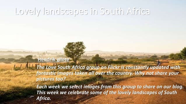 South Africa landmarks, culture, food and national heroes | PPT