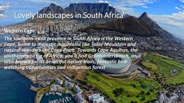 South Africa landmarks, culture, food and national heroes | PPT
