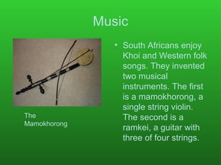 South African Culture | PPT