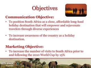 South African Tourism Campaign | PPTX
