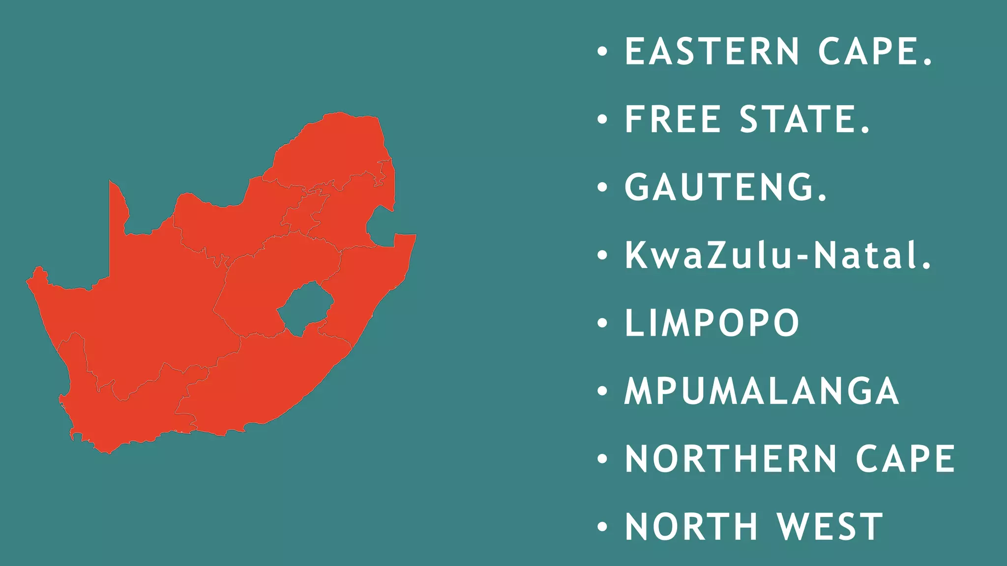 South africa provinces | PPTX