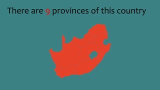 South africa provinces | PPTX