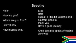 South africa steriotypes | PPT