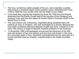 South America civilization | PPT