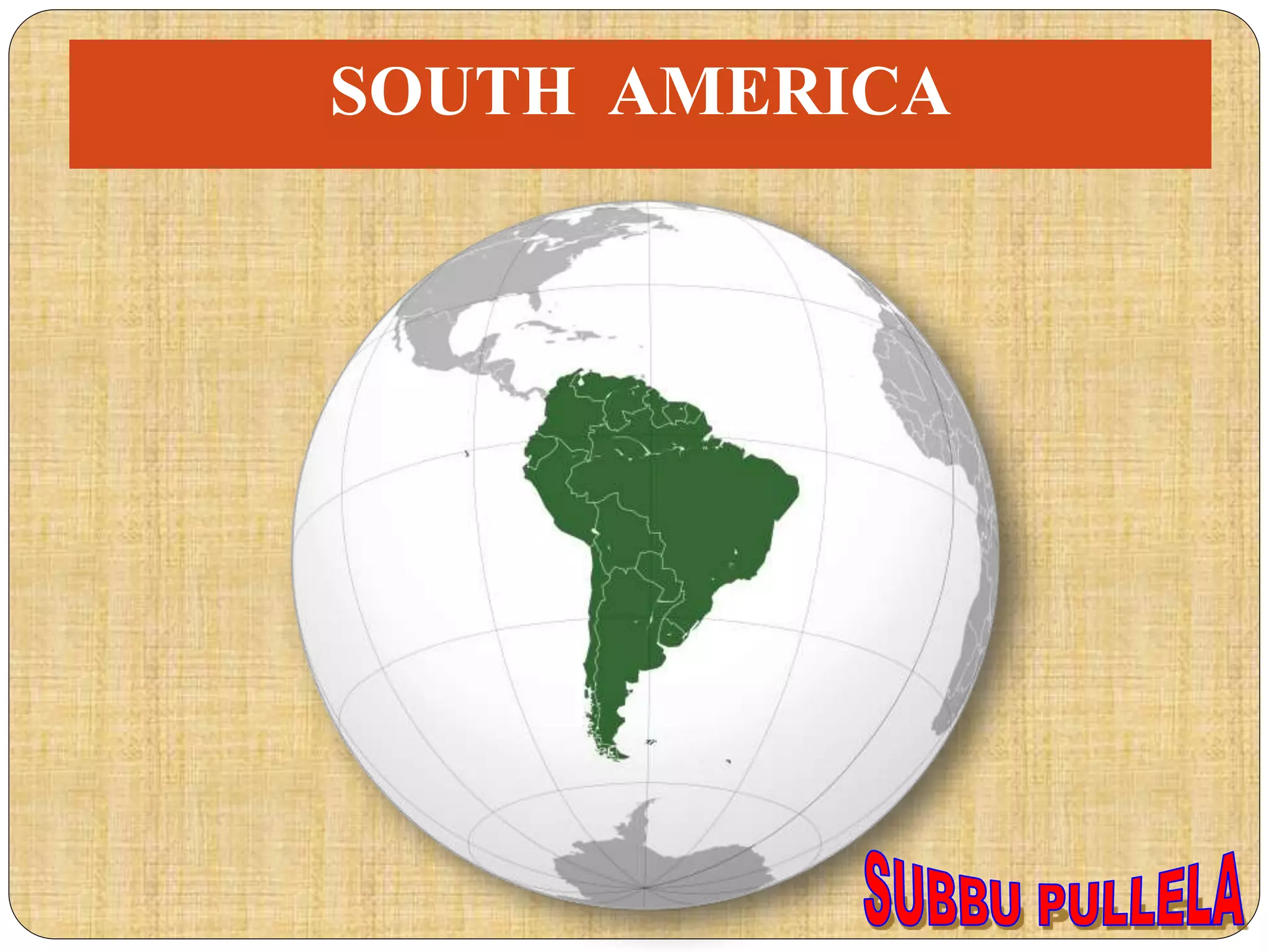 South america | PPSX