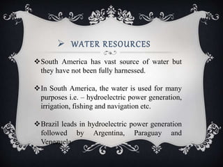South america resources | PPT