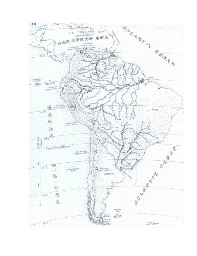 South america map packet | PDF