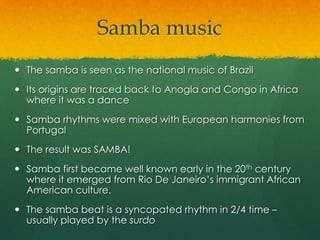 South american music | PPTX