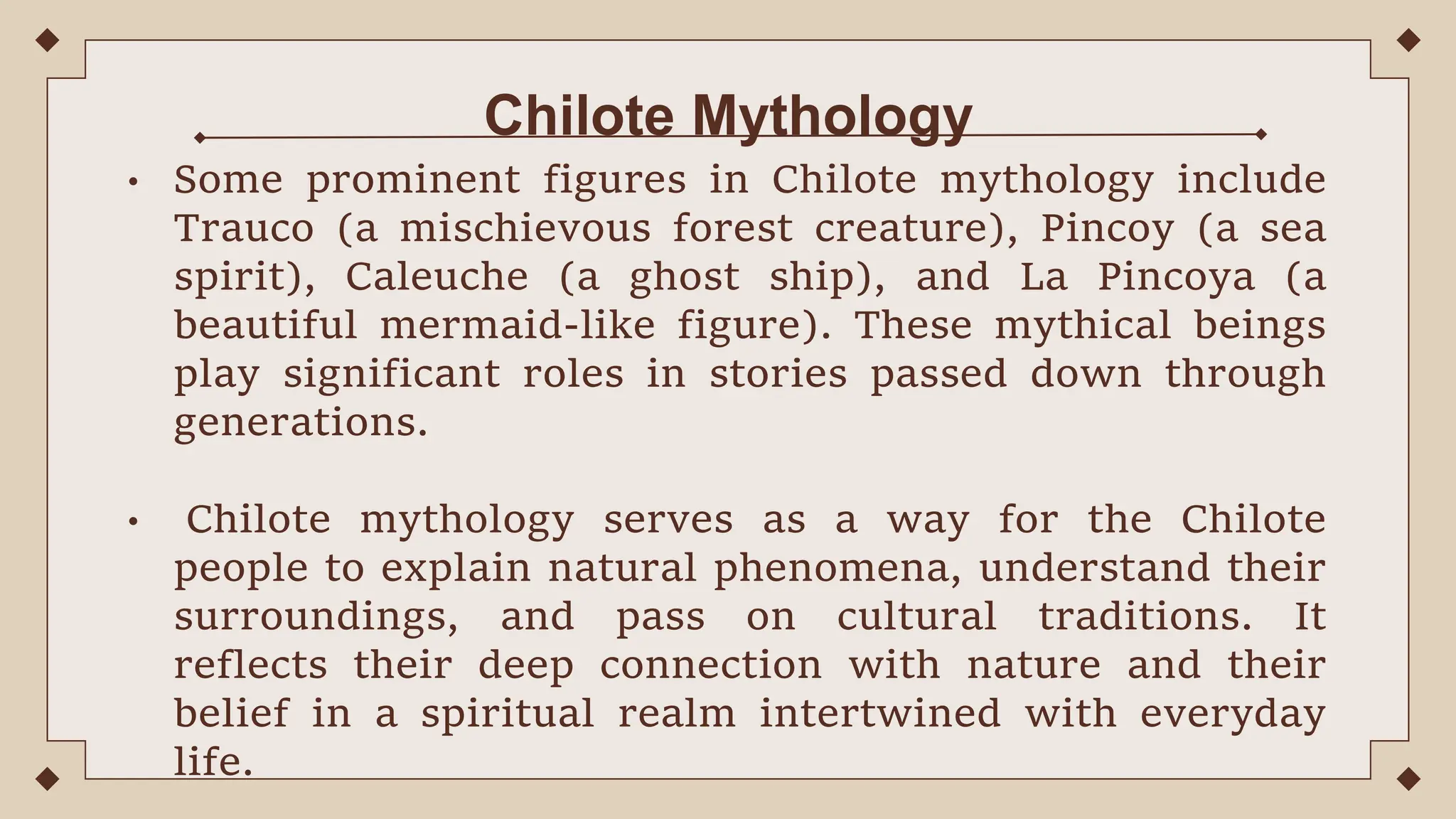 South American Mythology (CHILOTE MYTHOLOGY)...pptx