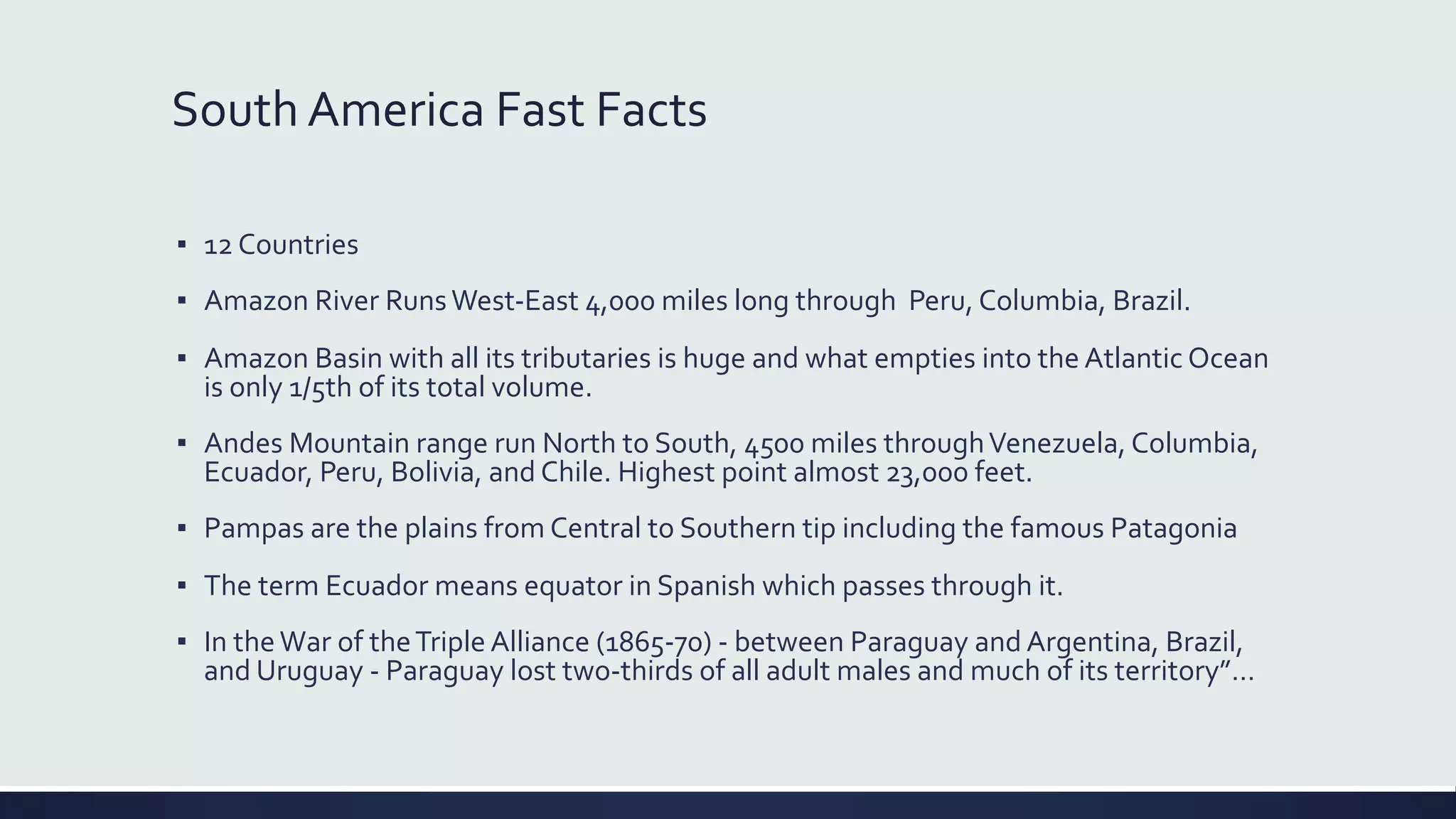 South america people and places | PDF