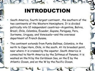 South america project | ODP