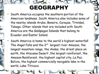 South america project | ODP