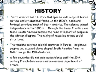 South america project | ODP