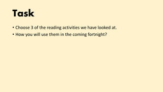 Reading and Listening in MFL | PPTX