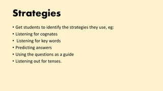 Reading and Listening in MFL | PPTX