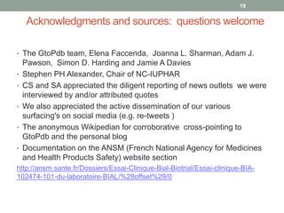 Capturing BIA-10-2474 and related FAAH inhibitor data | PPTX