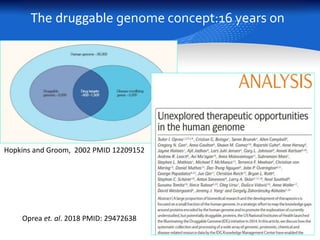 Druggable genome in GtoPdb and other dbs | PPT